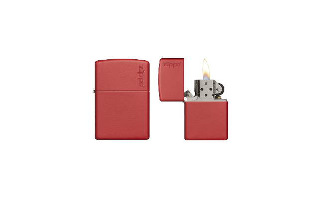 Zippo 233ZL Red Matte Logo - Samson STRK