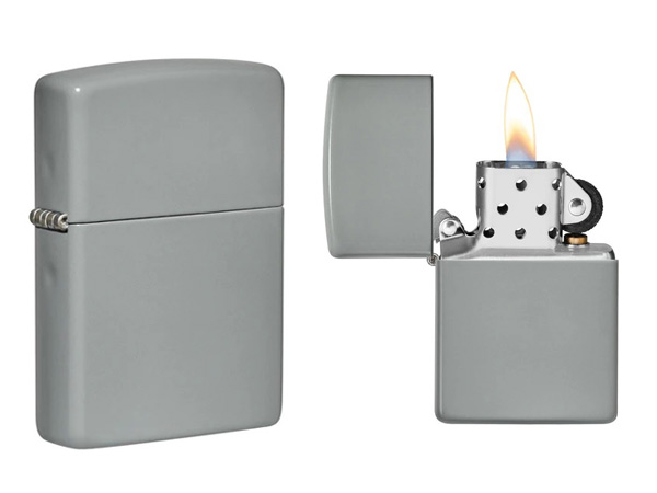 Zippo upaljač Flat Gray Classic - Samson STRK