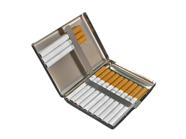 Tabakera za cigarete 100s srebrna - Samson STRK